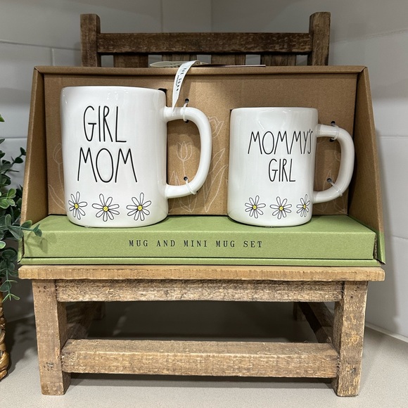 Rae Dunn | Dining | Rae Dunn Girl Mom Mommys Girl Mugs Gift Set | Poshmark